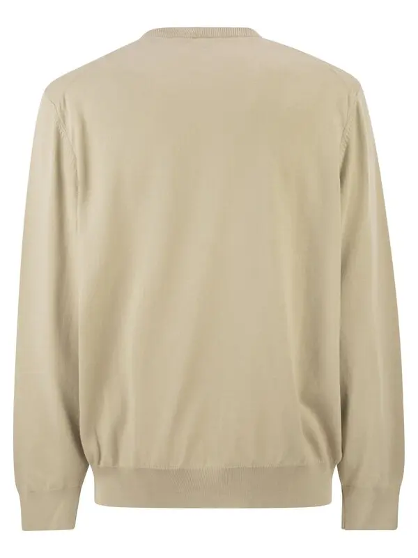BOSS Cotton Crew Neck Sweater