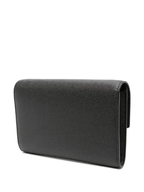 Saint Laurent Uptown Leather Wallet On Chain