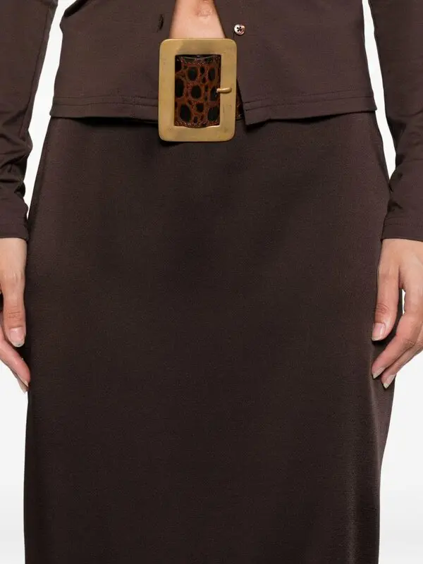TOM FORD Satin Midi Skirt