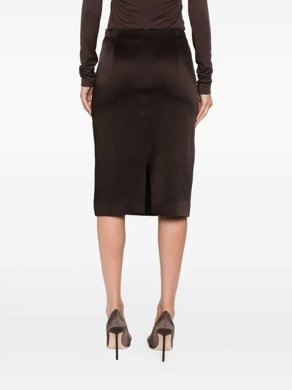 TOM FORD Satin Midi Skirt
