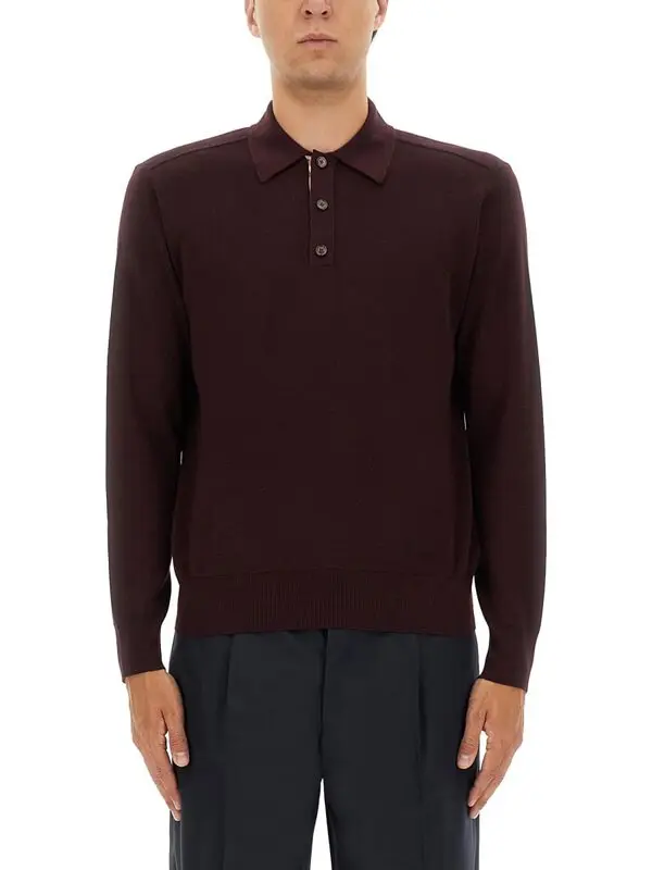 Burberry Shirt With Polo Collar