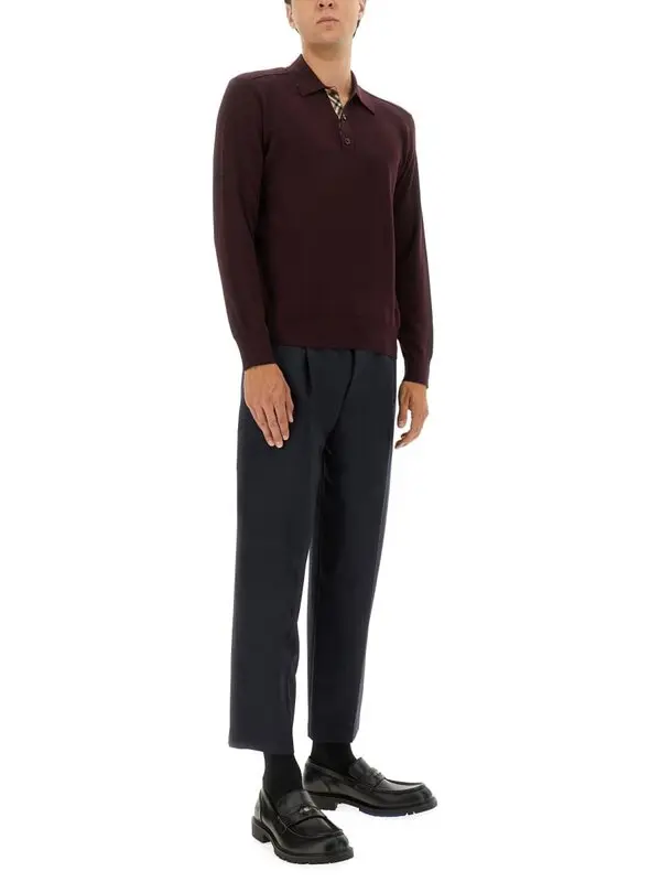 Burberry Shirt With Polo Collar