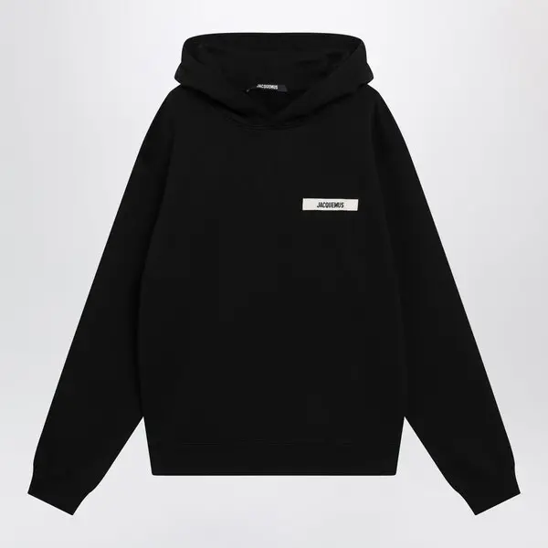 Jacquemus Hoodie With Grosgrain Logo