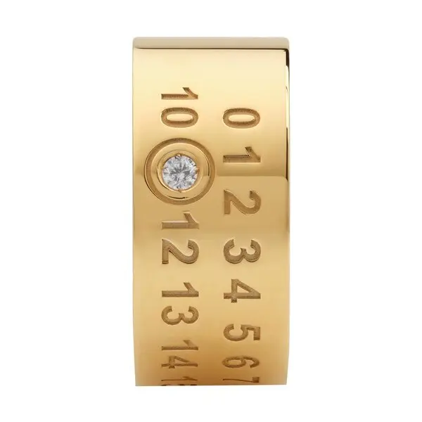 MAISON MARGIELA Numerical Ring With Diamond