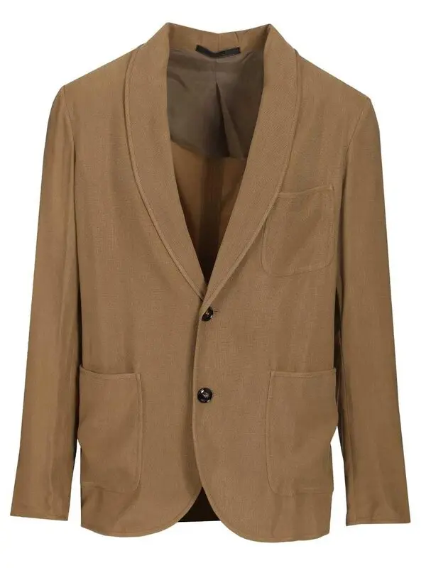 Giorgio Armani Deconstructed Blazer - Cream