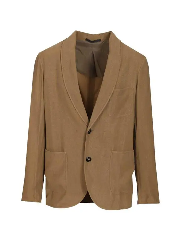 Giorgio Armani Deconstructed Blazer - Cream