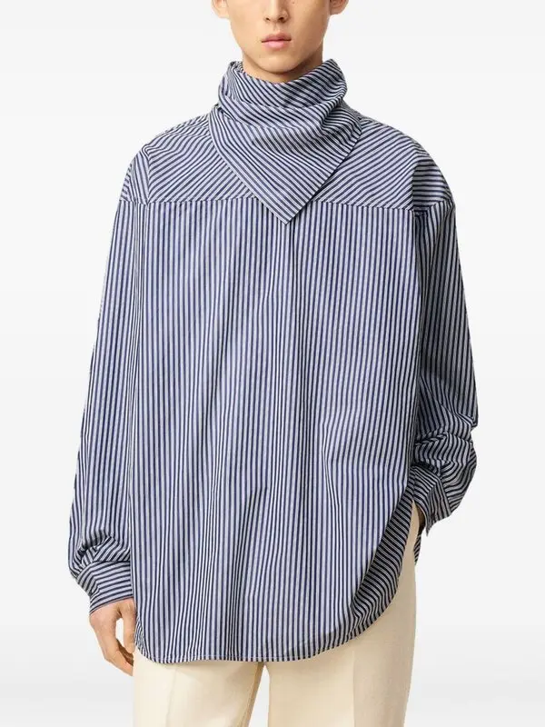 AMI Paris Striped Cotton Shirt - Multicolor