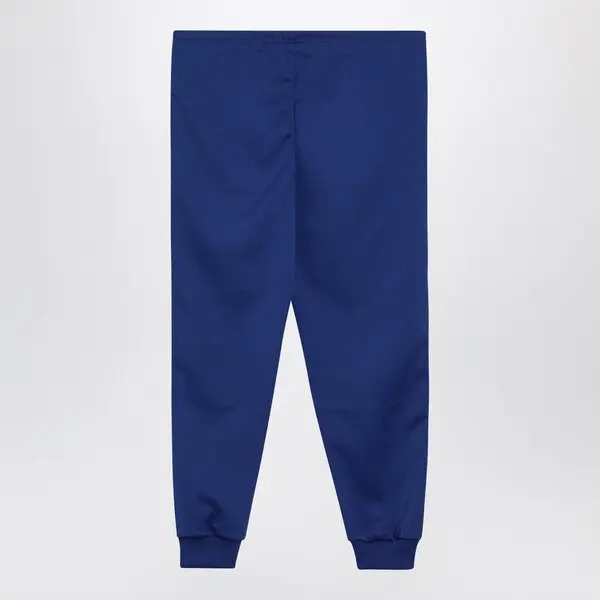 Prada Blueette/white Technical Fabric Jogging Trousers