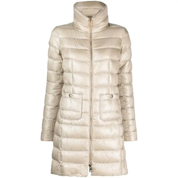 Herno Neutrals Jackets Puffer Jackets - Cream
