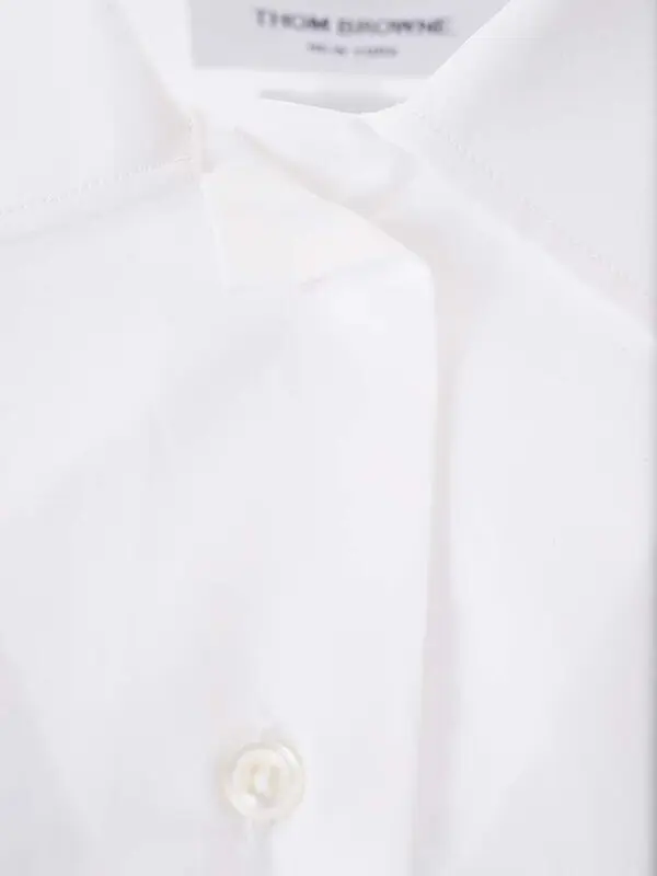 Thom Browne Cropped Poplin Shirt - White