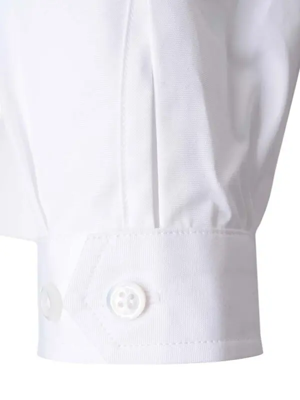 Thom Browne Cropped Poplin Shirt - White