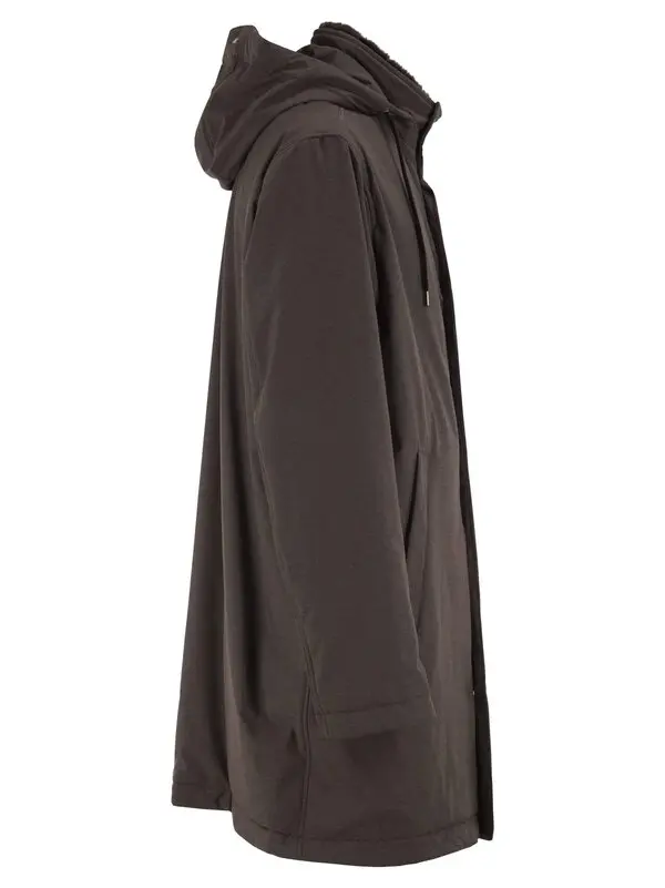 Herno Lightweight Technical Parka - Brown