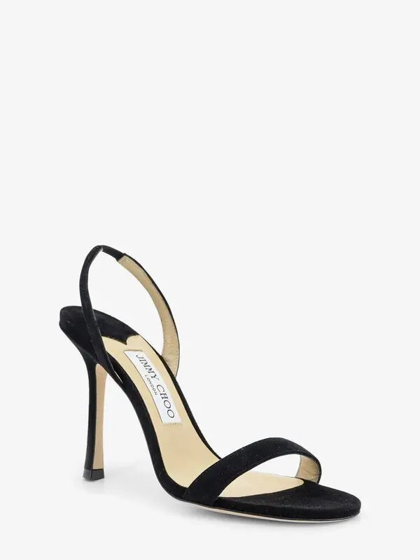 JIMMY CHOO Jenn 100 Suede Sandals