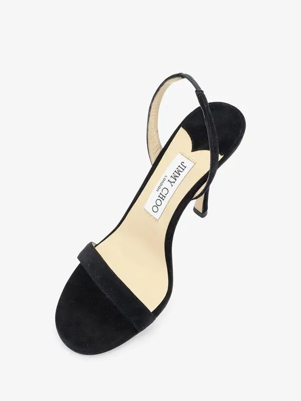JIMMY CHOO Jenn 100 Suede Sandals
