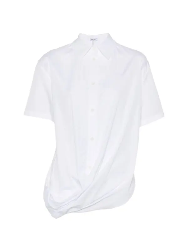 Loewe Cotton Draped Shirt