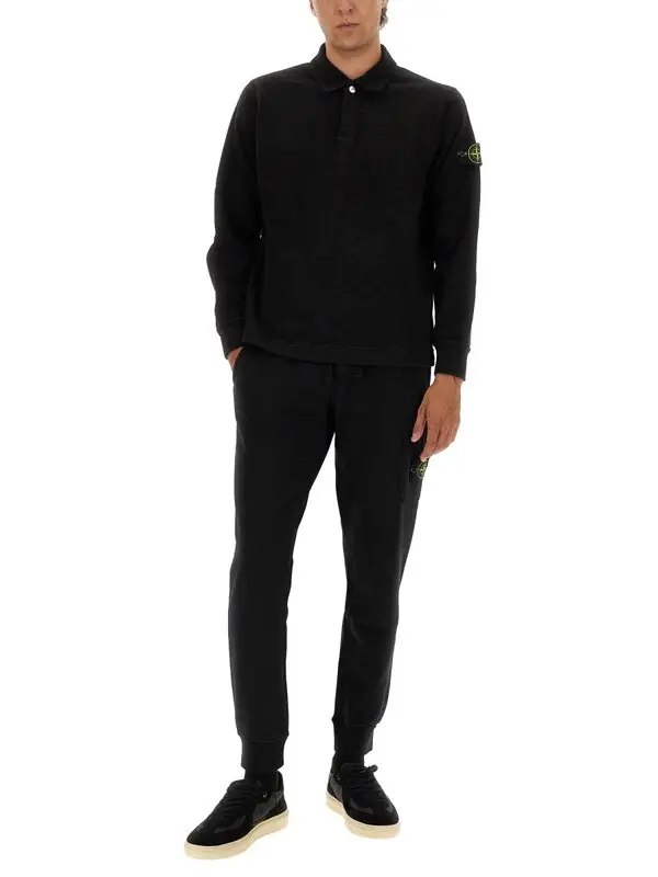 Stone Island Cotton Vanisé Polo Shirt