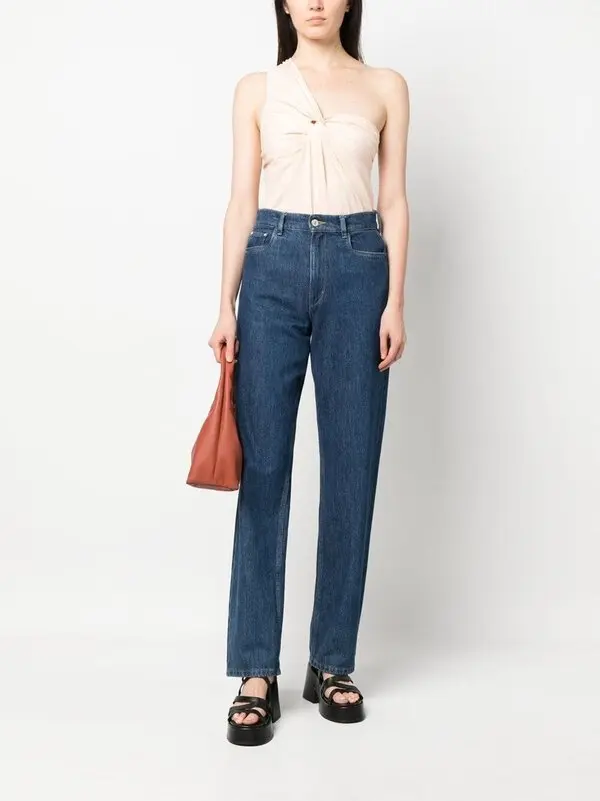 FORTE_FORTE Sand One-shoulder Top