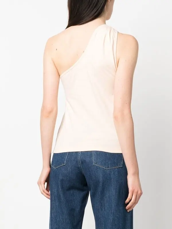 FORTE_FORTE Sand One-shoulder Top