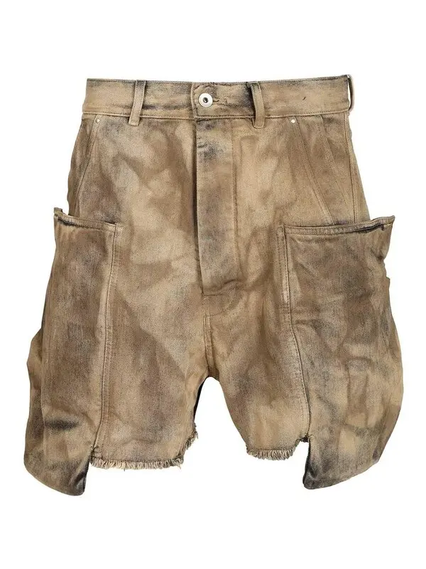 Rick Owens Stefan Cargo Shorts - Brown