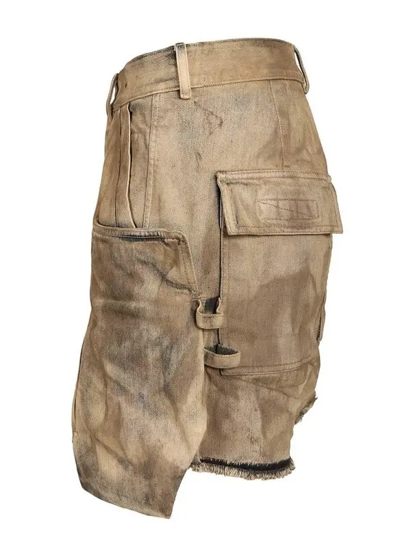 Rick Owens Stefan Cargo Shorts - Brown