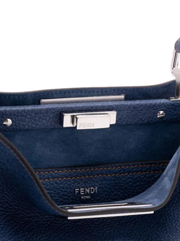 Fendi Peekaboo Medium Soft Leather Handbag - Multicolor