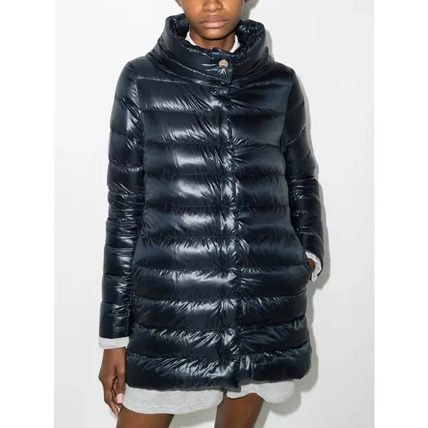 Herno High-shine Puffer Jacket - Blue
