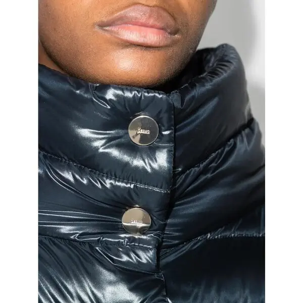 Herno High-shine Puffer Jacket - Blue
