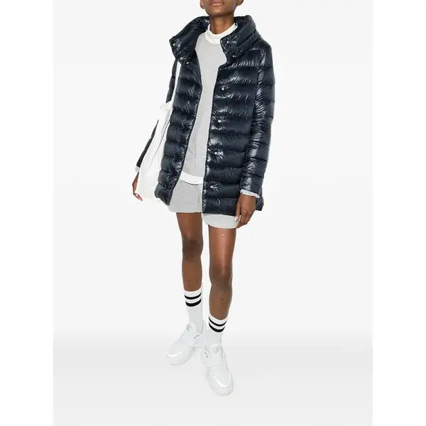 Herno High-shine Puffer Jacket - Blue