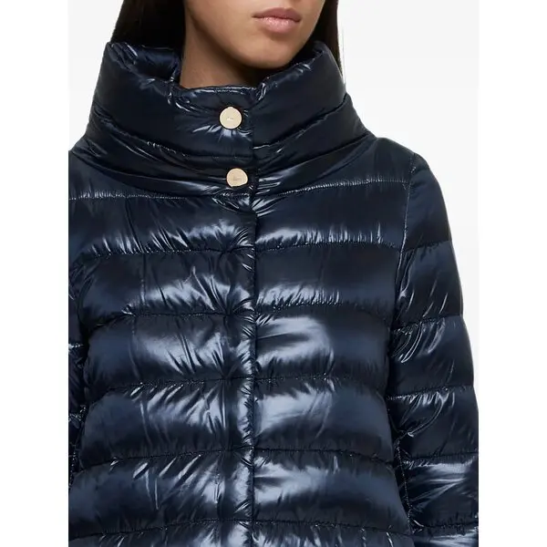 Herno High-shine Puffer Jacket - Blue