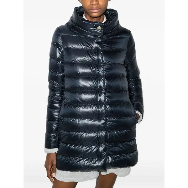 Herno High-shine Puffer Jacket - Blue