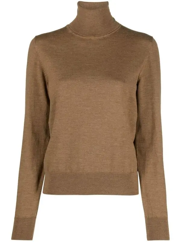 P.a.r.o.s.h Wool And Cashmere Turtleneck - Brown