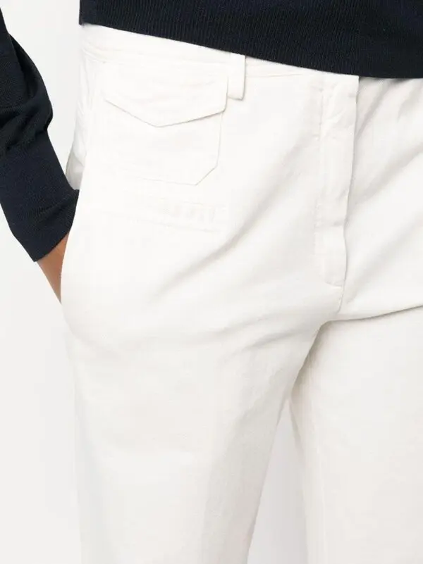 FORTE_FORTE Wide Leg Trousers - White