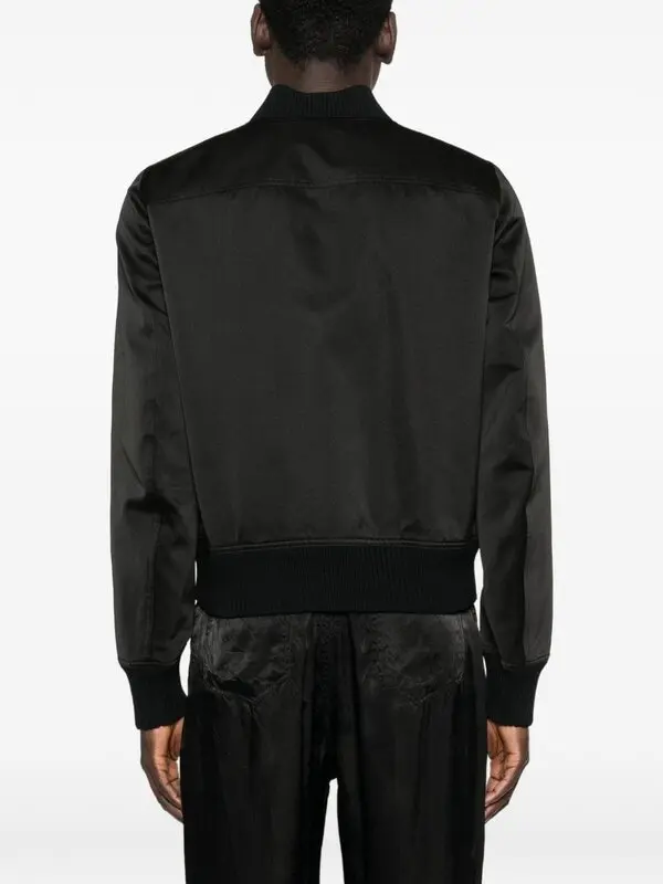 Rick Owens Heizer Flight Nylon Jacket - Black
