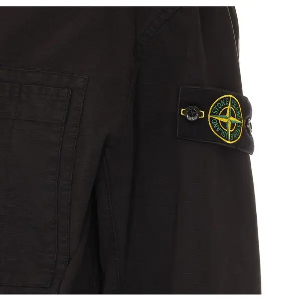 Stone Island Logo Ripstop Overshirt