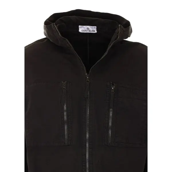 Stone Island Logo Ripstop Overshirt