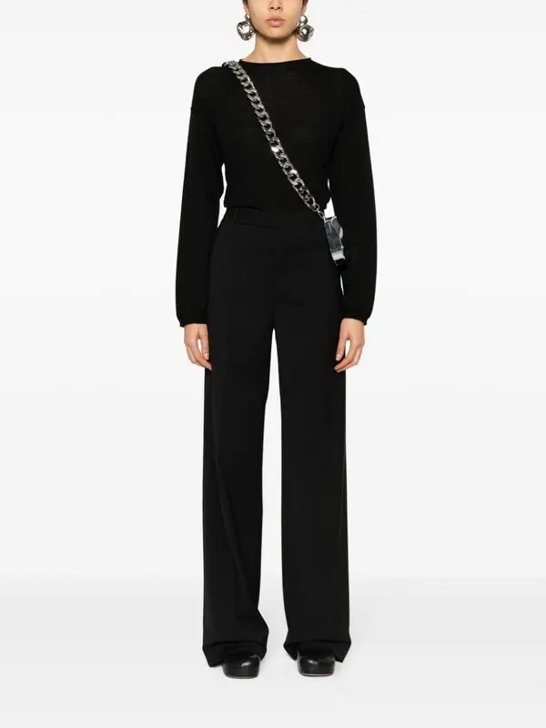 Rick Owens Straight Wool Trousers