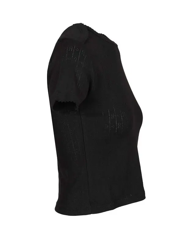 ROTATE BY BIRGER CHRISTENSEN Fitted T-shirt