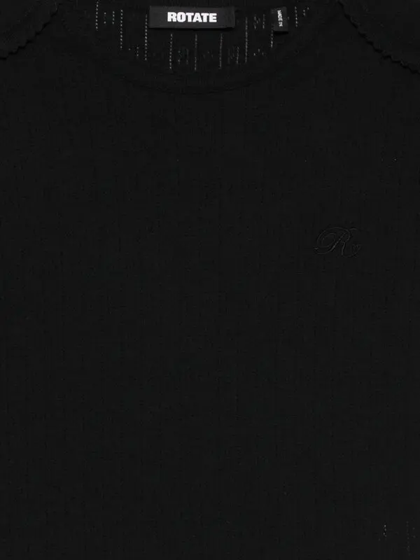 ROTATE BY BIRGER CHRISTENSEN Fitted T-shirt