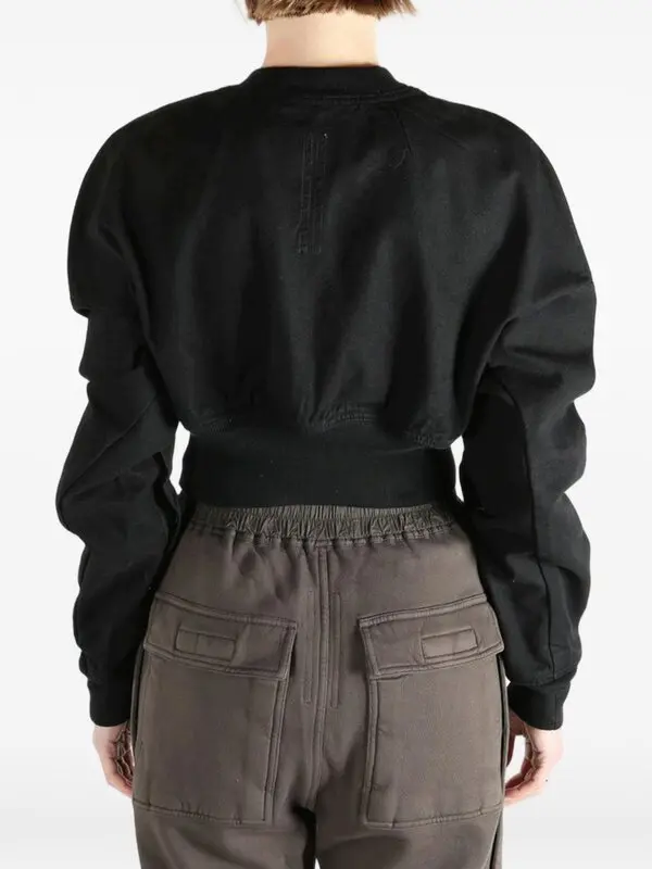 Rick Owens Cotton Cropped Bomber Jacket