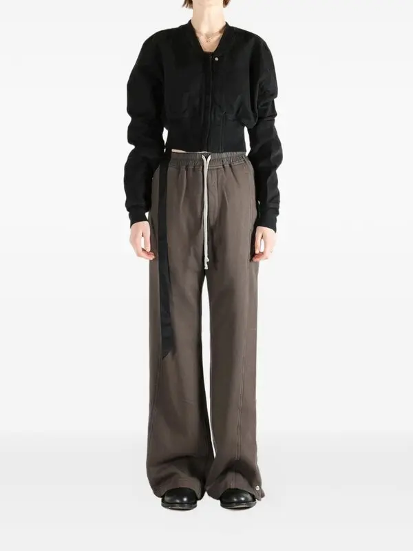 Rick Owens Cotton Cropped Bomber Jacket - Multicolor