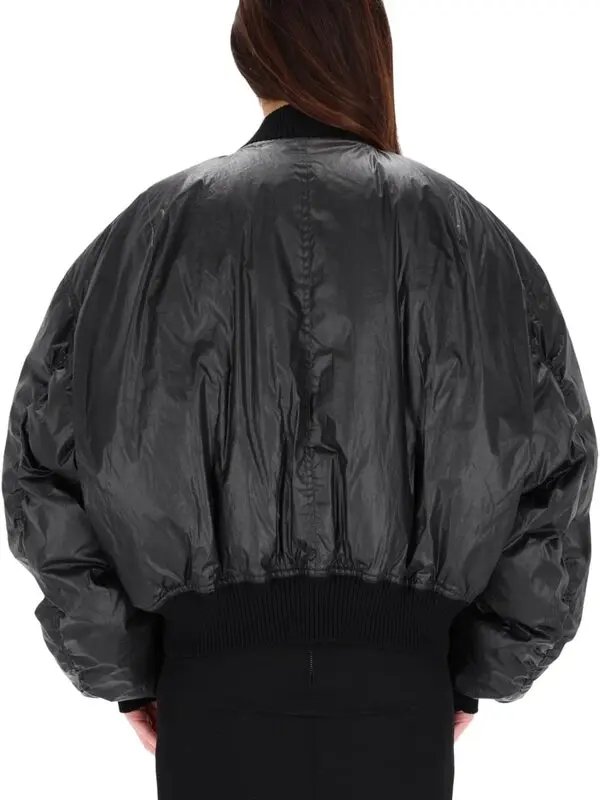 Rick Owens Bomber Jacket Runway Cal - Black