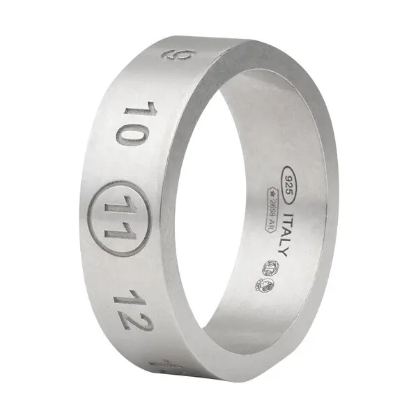 MAISON MARGIELA Logo Ring - Silver