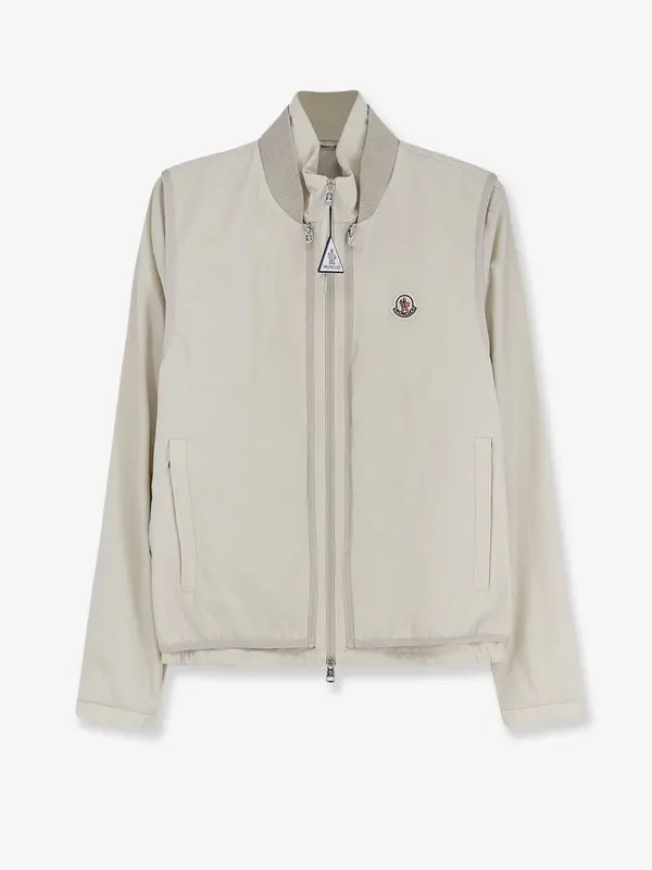 Moncler Hemmoor Jacket With Detachable Vest - Cream