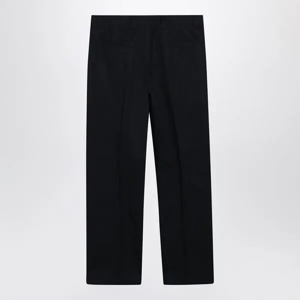 Gucci Cotton Trousers With Logo Print