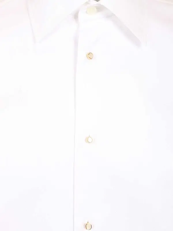 Burberry Slim-fit Cotton Tuxedo Shirt - White