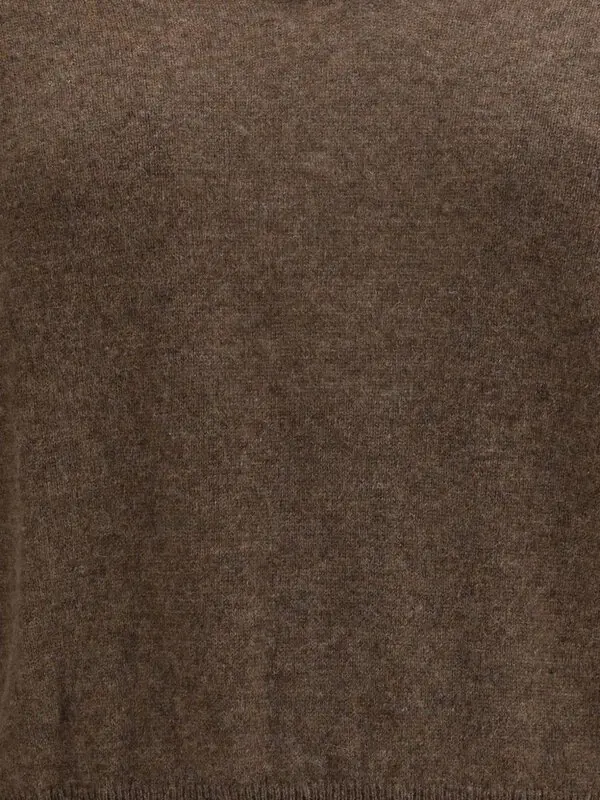 LISA YANG Katriel Polo Sweater - Brown