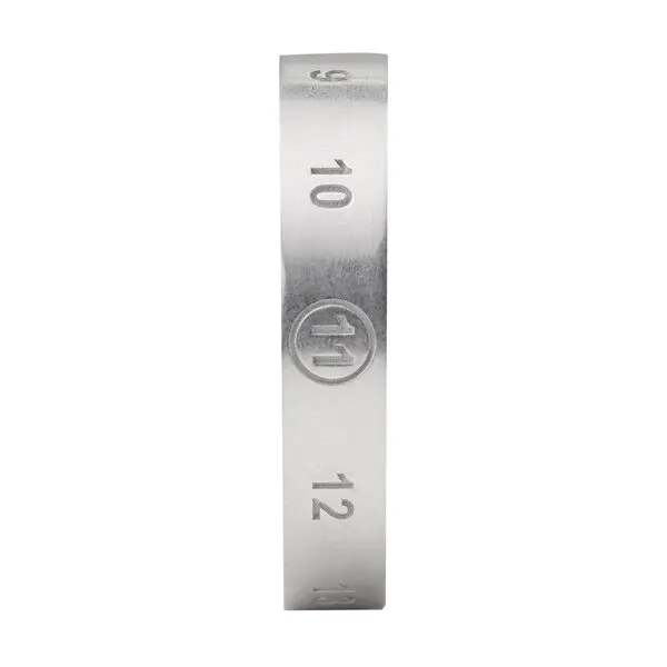MAISON MARGIELA Numeric Band Ring - Silver