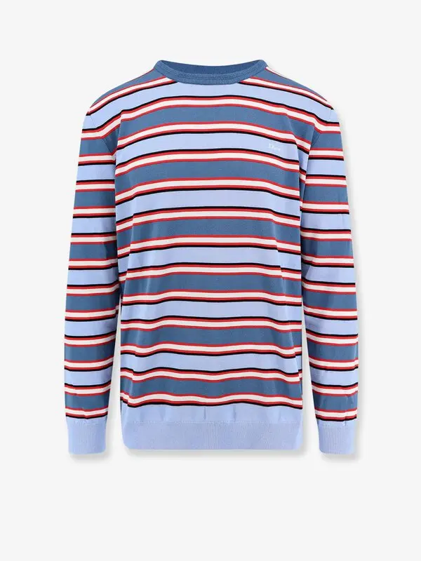 Dior Cotton Sweater With Striped Pattern - Multicolor