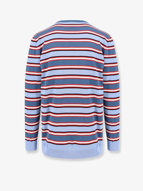 Dior Striped Cotton Sweater - Multicolor