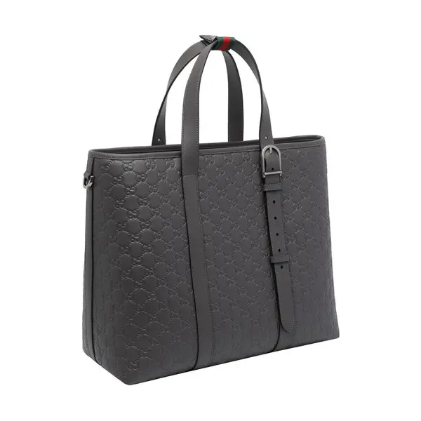 Gucci Big Gg Emblem Shopping Bag